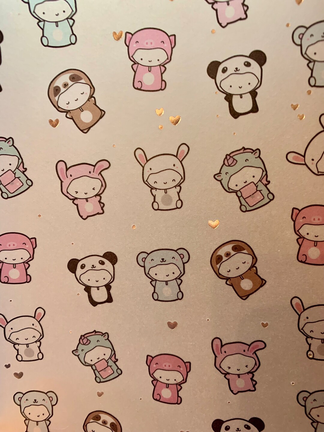 Rare Thecoffeemonsterzco Emoti Animals in Onesies Clear Vellum - Etsy