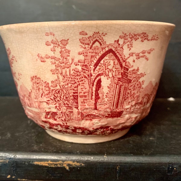 Red Transferware - Etsy