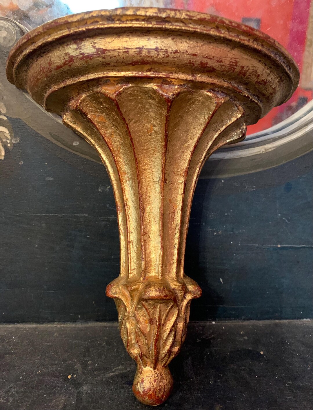 Vintage Florentine Gold Scroll Wall Shelf Baroque Wall Decor Victorian ...