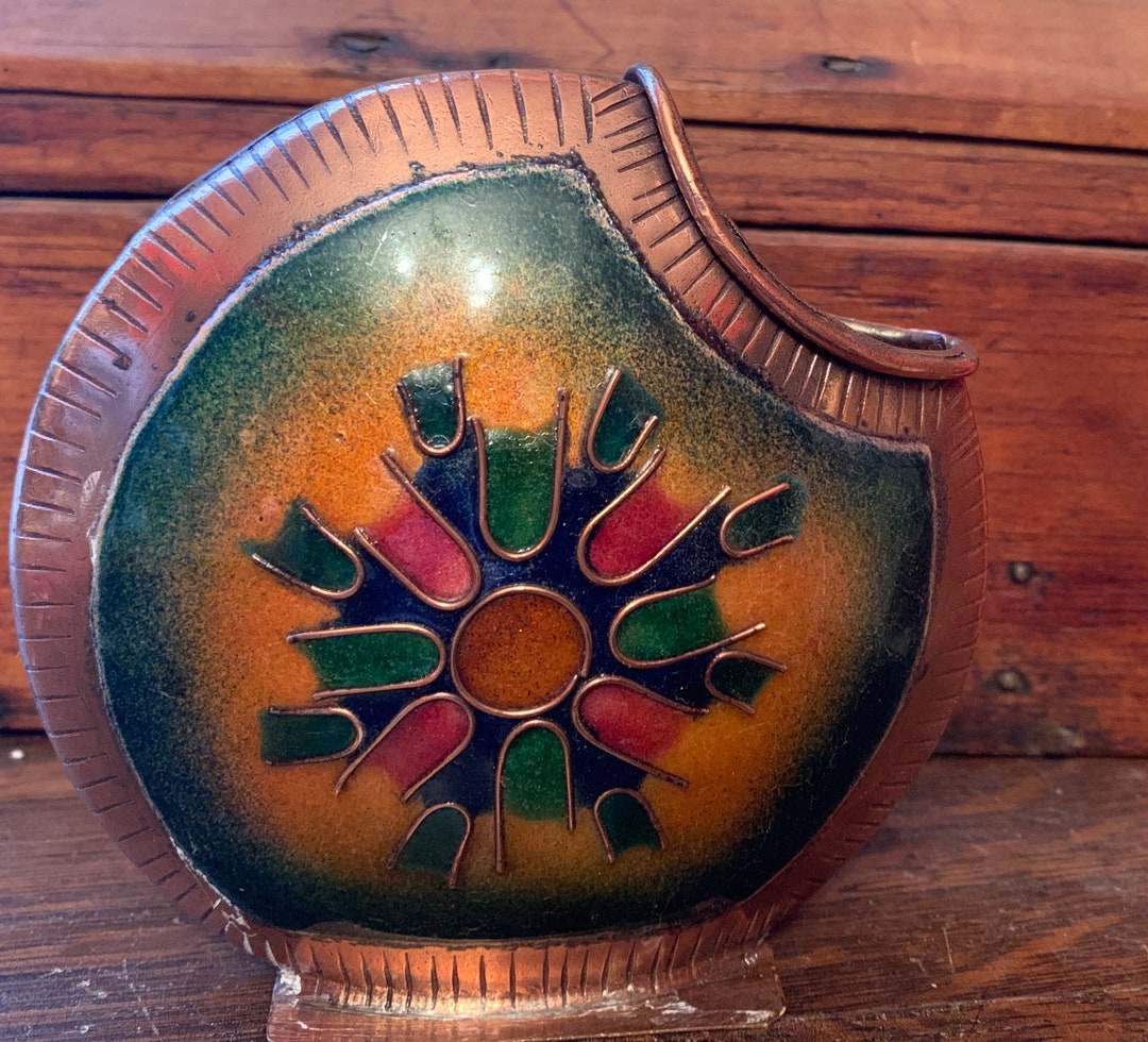 Vintage Copper Vase Handmade - Etsy