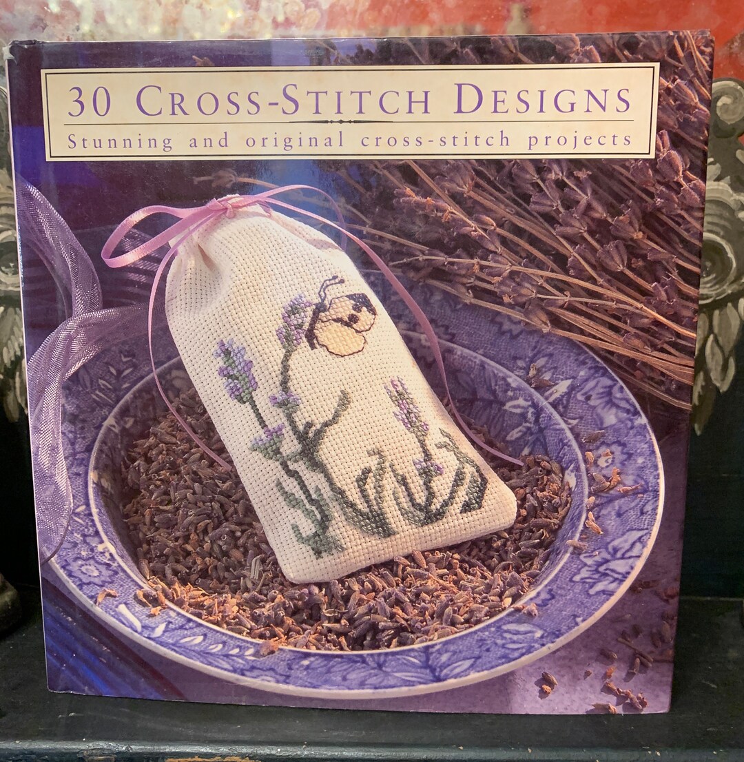 Vintage Cross stitch Pattern Book W 30 Project Patterns - Etsy