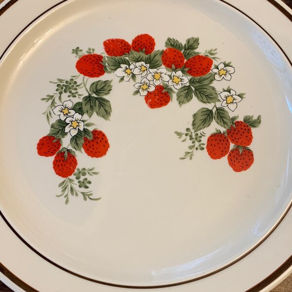 Strawberry Plates - Etsy