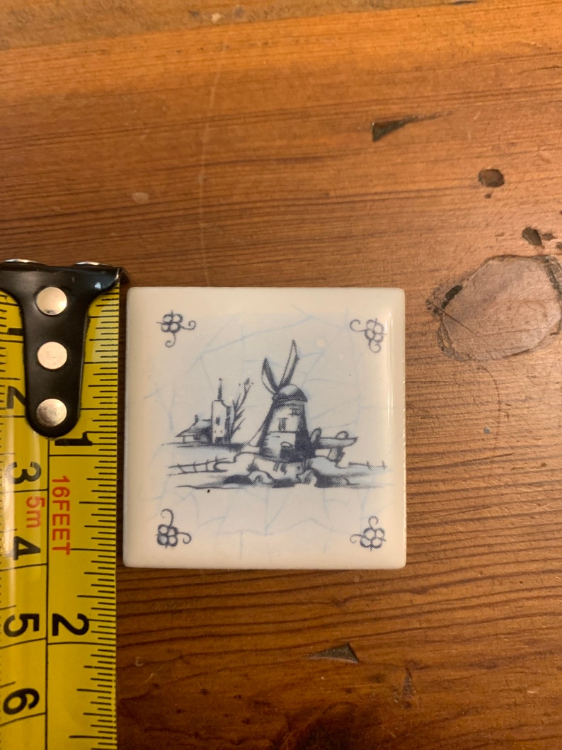 Vintage Blue & White Danish Miniature Souvenir Set Embroidery - Etsy