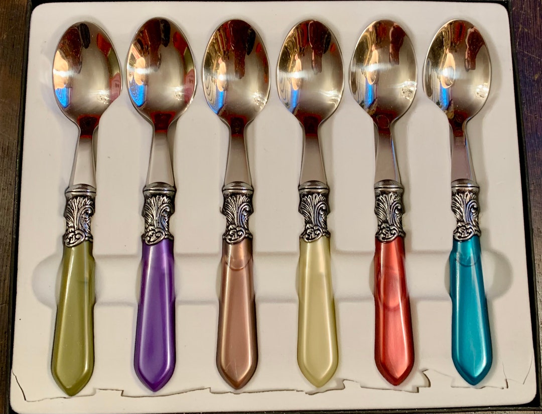 New in Box Le Baroque Jewel Tone Fancy Spoons Baroque Style Decor - Etsy