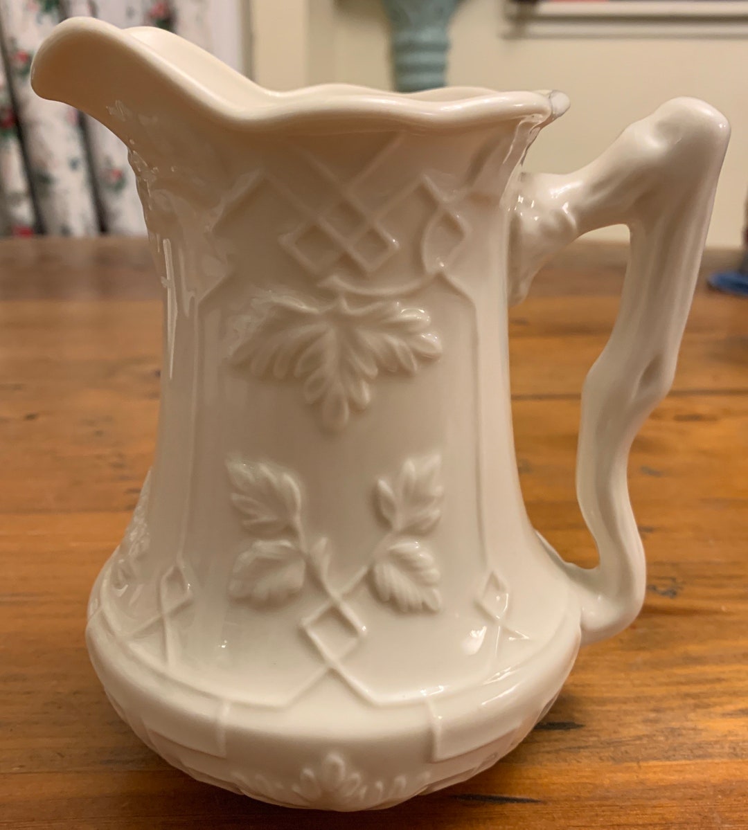 Antique Style Creamy Neutral Pitcher or Creamer - Etsy