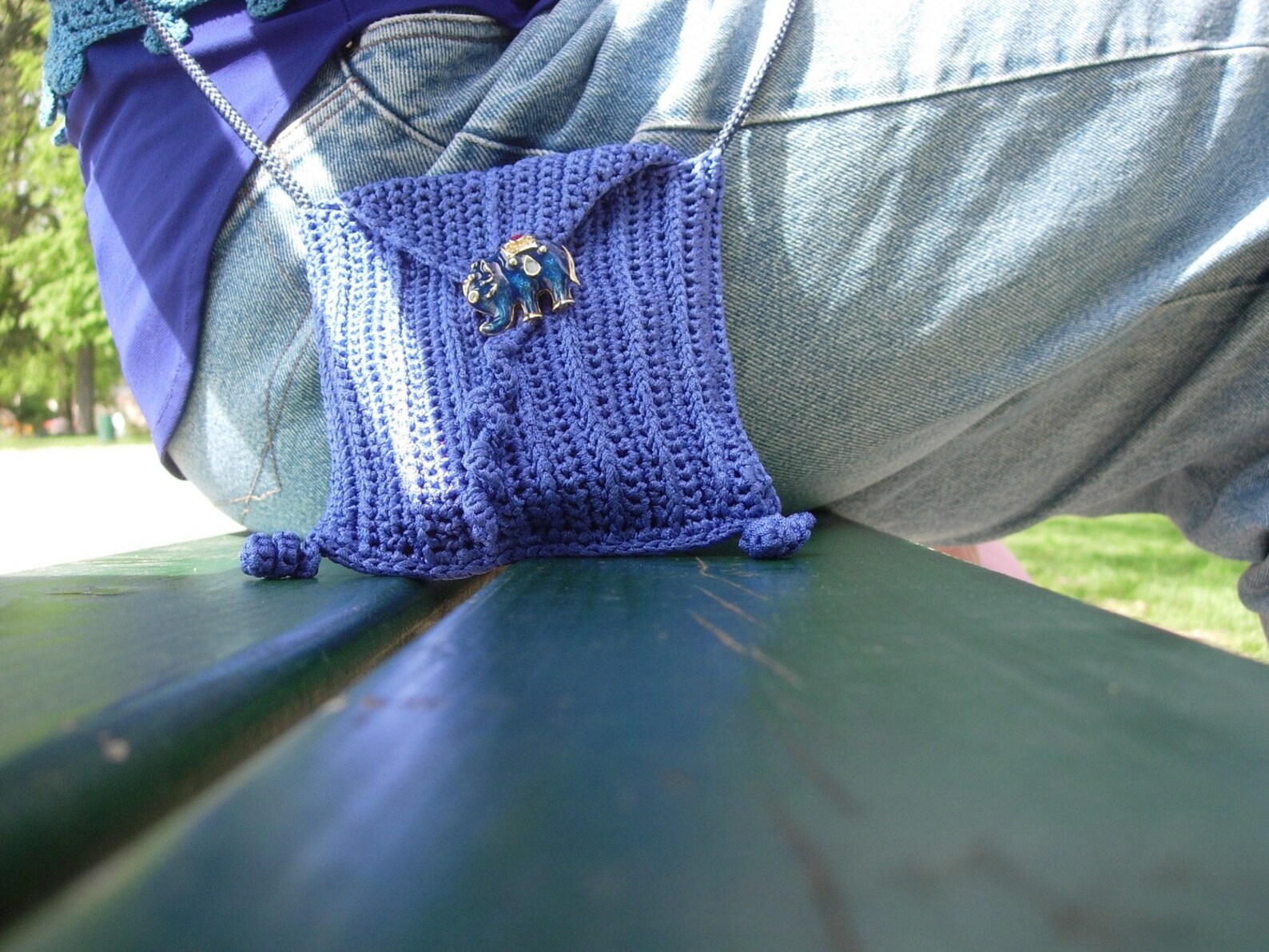 Blue Tendrils a Purse Crochet Pattern - Etsy