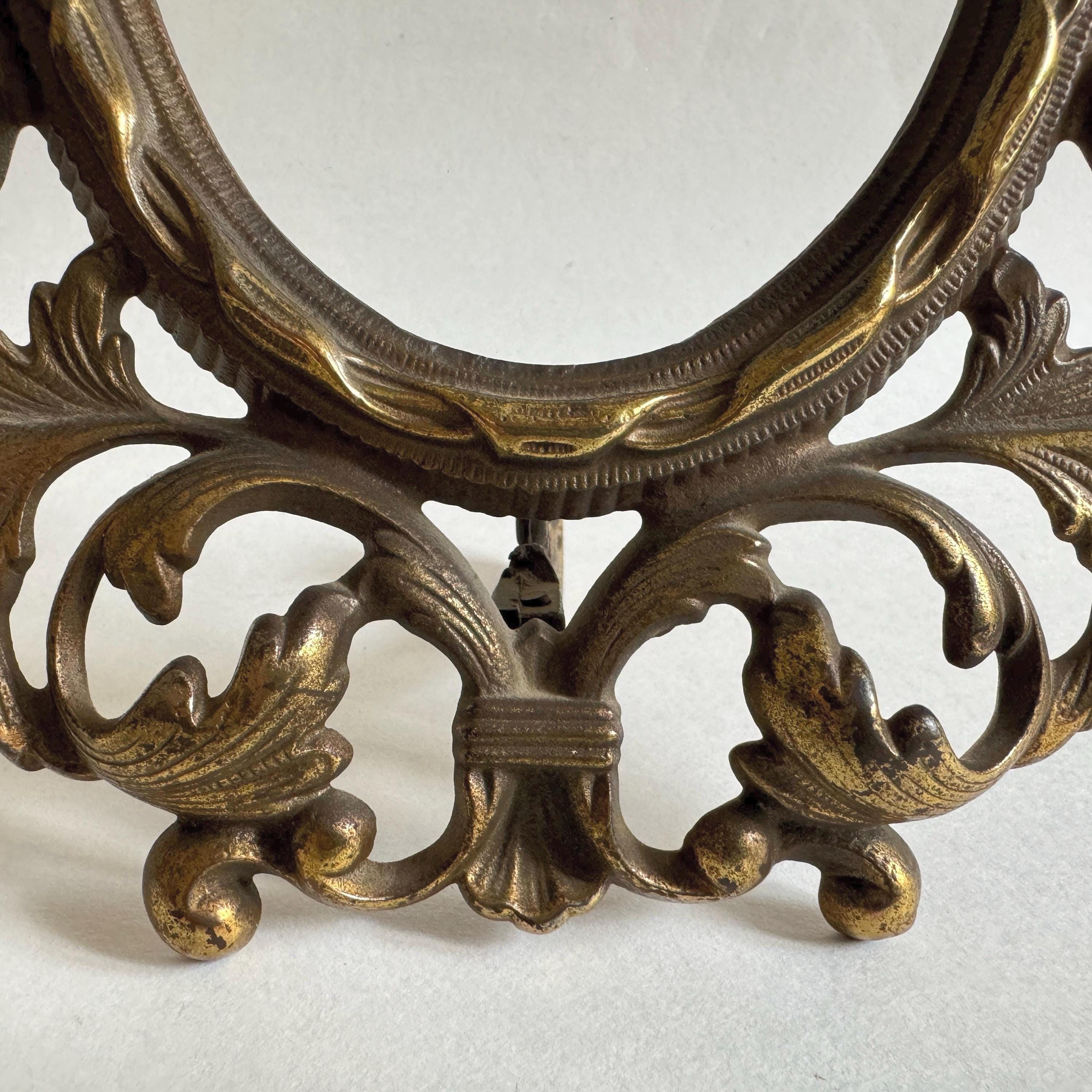 Vintage Ornate Rococo Cast Iron Picture Frame With Bronze Finish - Etsy