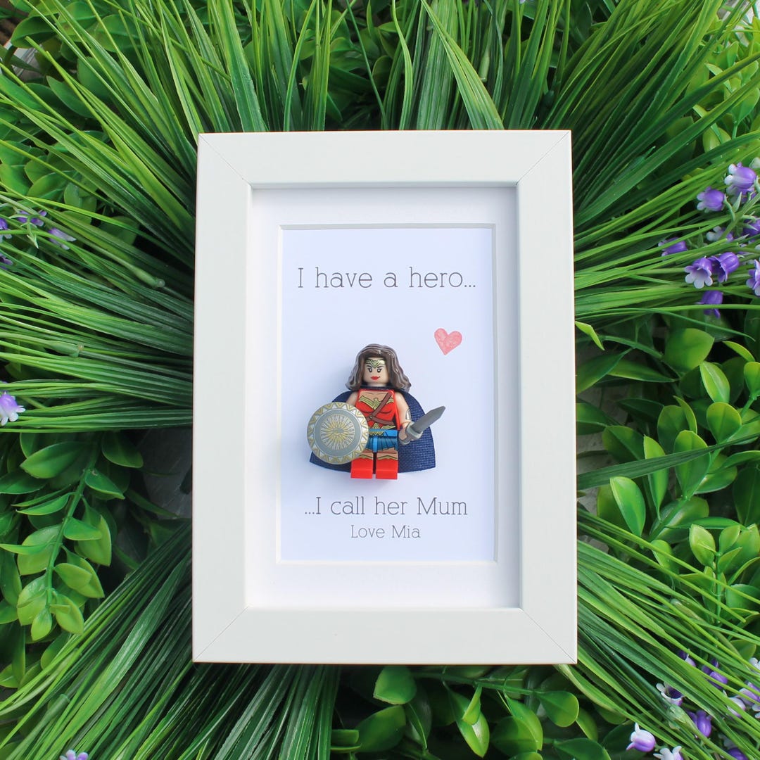 Superhero Personalised LEGO® Gift for Mom, Mothers Day LEGO® Gifts ...