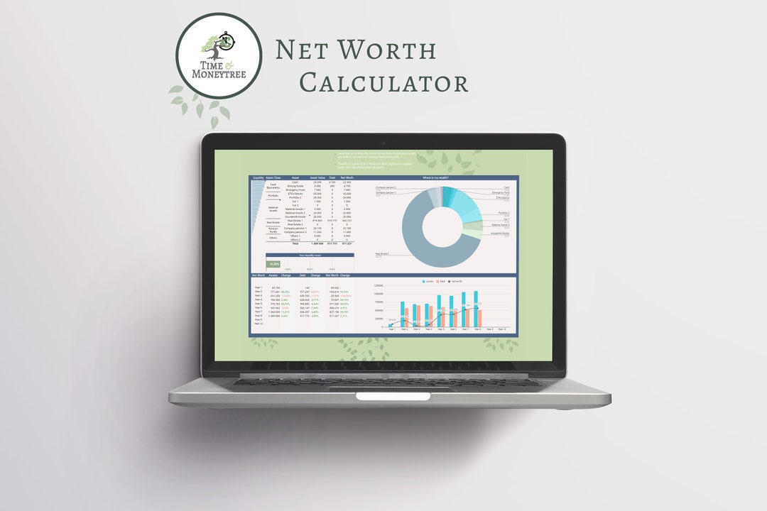 Net Worth Calculator - Etsy