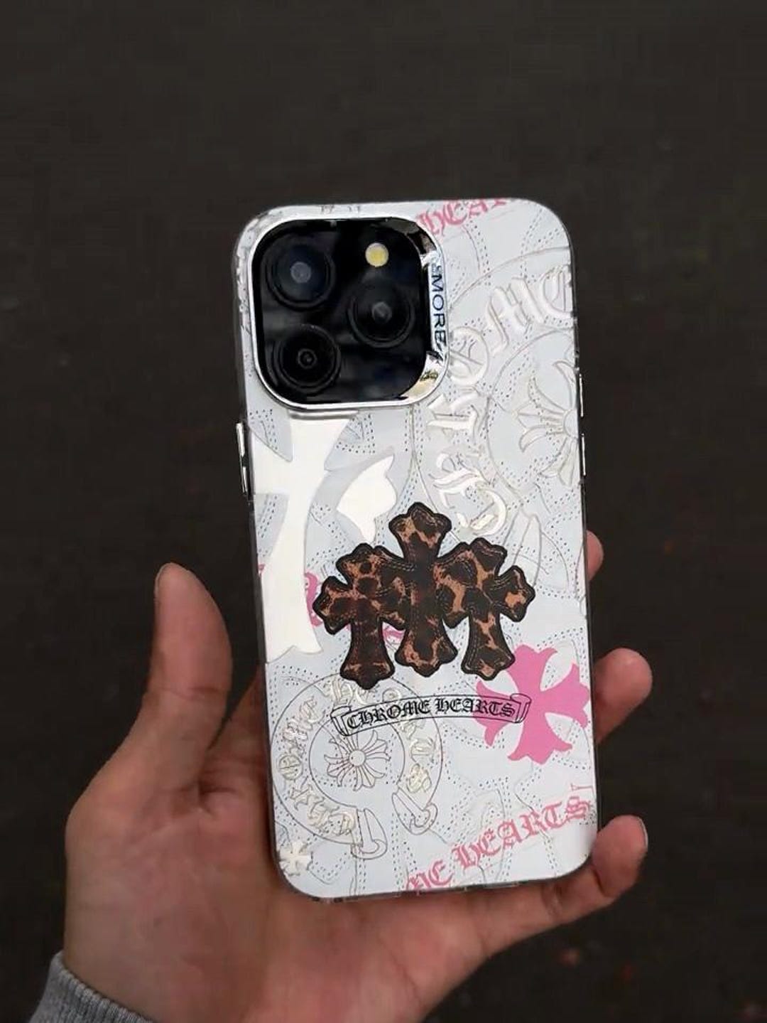 Y2K Gothic Cross iPhone Case | Grunge Aesthetic Shockproof Phone Cover ...