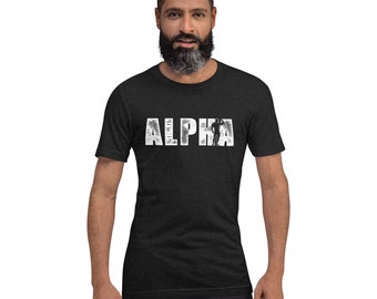Alpha T-shirt Alpha Male Shirt Funny Workout T-shirt Humorous Gym ...