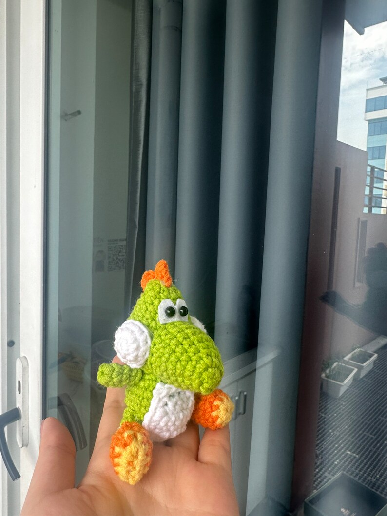 Crochet Pattern Yoshi Super Mario, Pattern Yoshi, Handmade Mini Yoshi ...