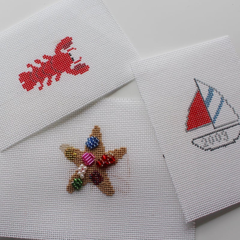 Beach Needlepoint - Etsy