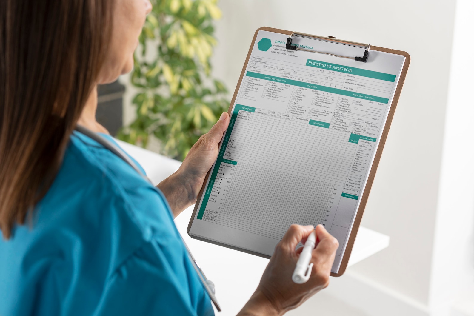 Anesthesia Record Template, Canva Anesthesia Template, Canva Anesthesia ...