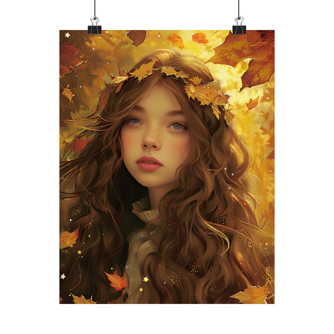 Seasons - Autumn Zodiac Poster Print - Oracle Card Series Art Print ...