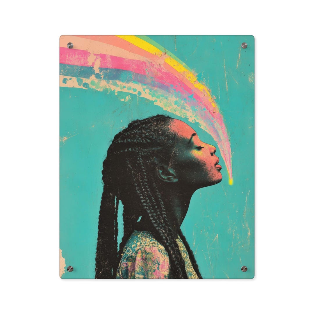 Zeal Acrylic Wall Art Panel - Ready to Hang Acrylic Print - Mixed Media ...