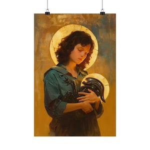 The Holy Mother - Ripley and the Alien Child Poster Print - Science ...
