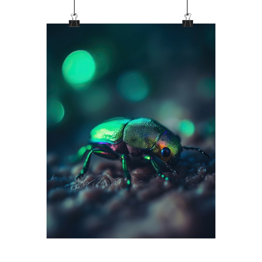 Cosmic Animal 'beetle' Poster Print - Oracle Card Series Art Print ...