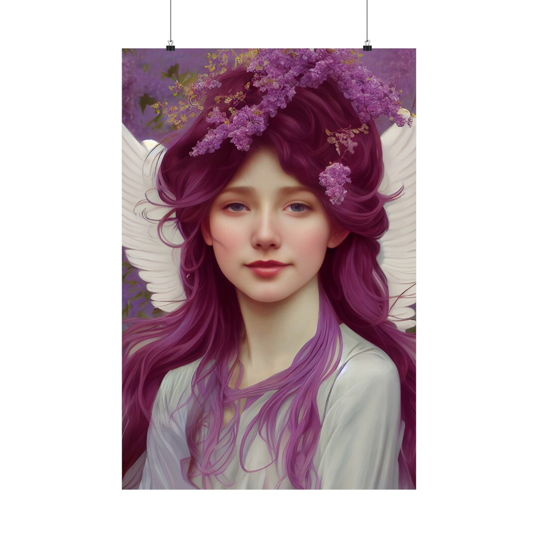 Mahasiah Poster Print - Guardian Angel Art Print - Multiple Sizes ...