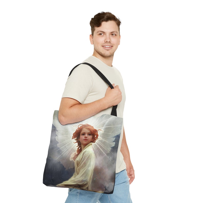 The Archangel Daniel Tote Bag - Large Medium Small - Art Bag - Guardian ...