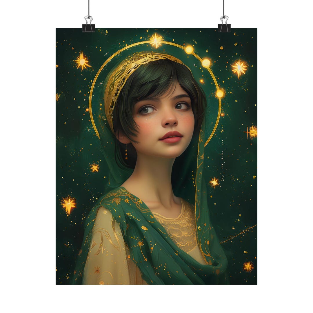 Fixed Modality Zodiac Poster Print - Oracle Card Series Art Print ...