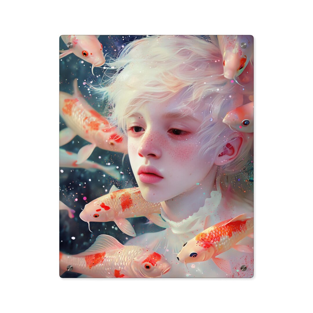 Pisces Zodiac Acrylic Wall Art Panel - Ready to Hang Acrylic Print ...