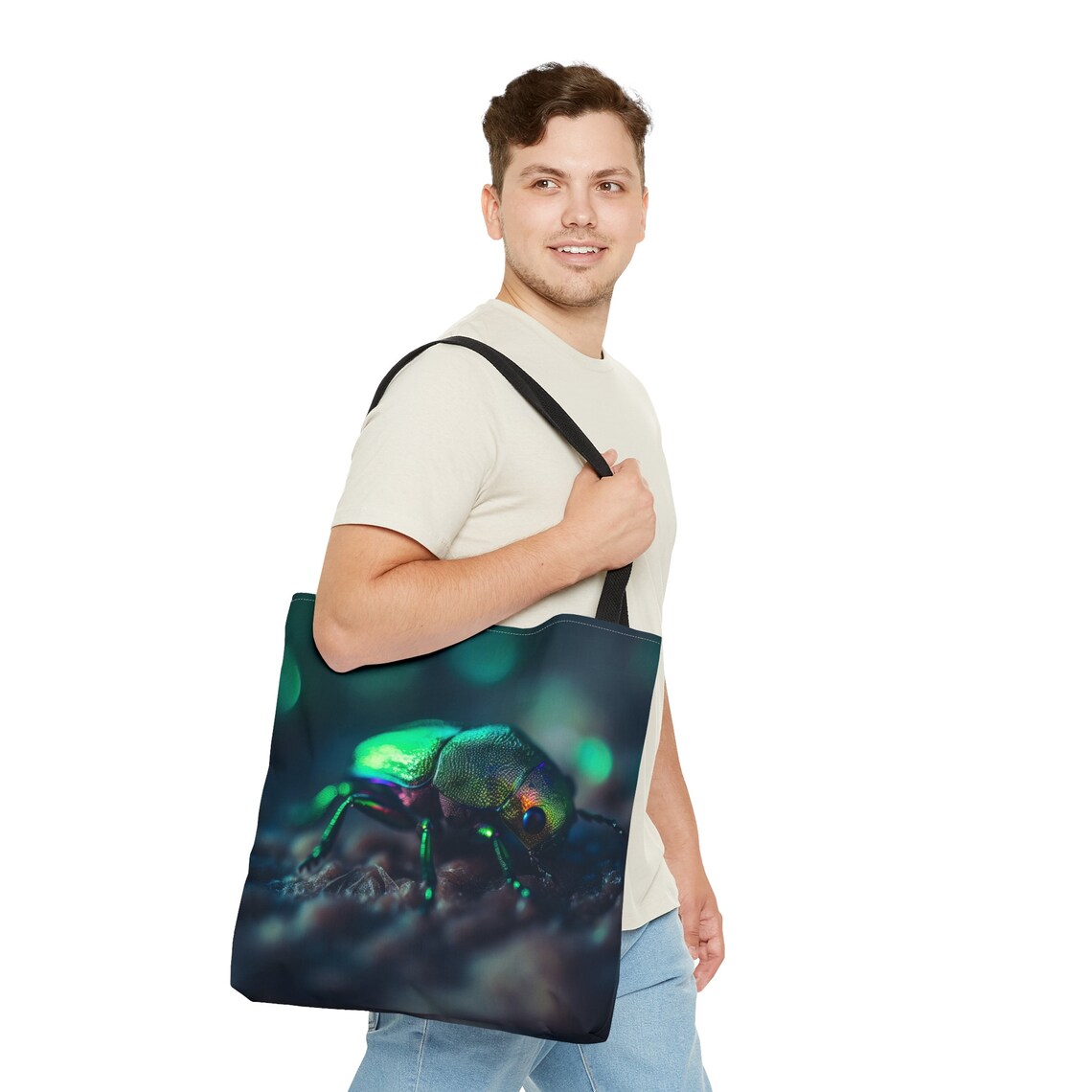 Cosmic Animal 'beetle' Tote Bag - Large Medium Small - Art Bag - Oracle ...