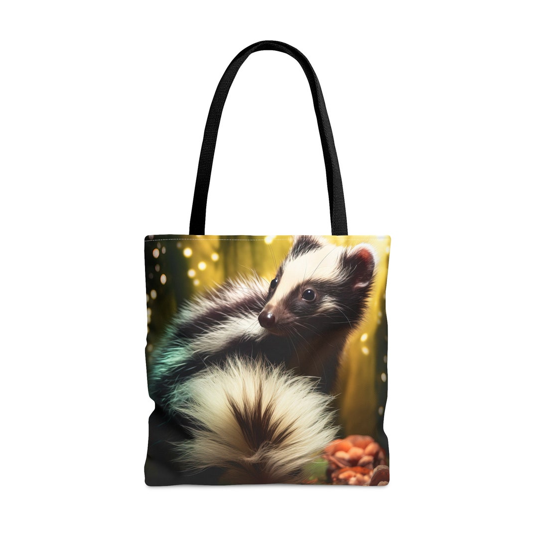 Cosmic Animal 'skunk' Tote Bag - Large Medium Small - Art Bag - Oracle ...