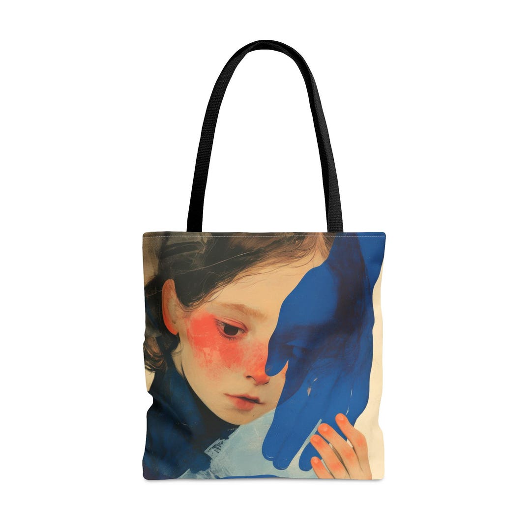 Trust Tote Bag - Large Medium Small - Art Bag - Emotions Series - Mixed ...