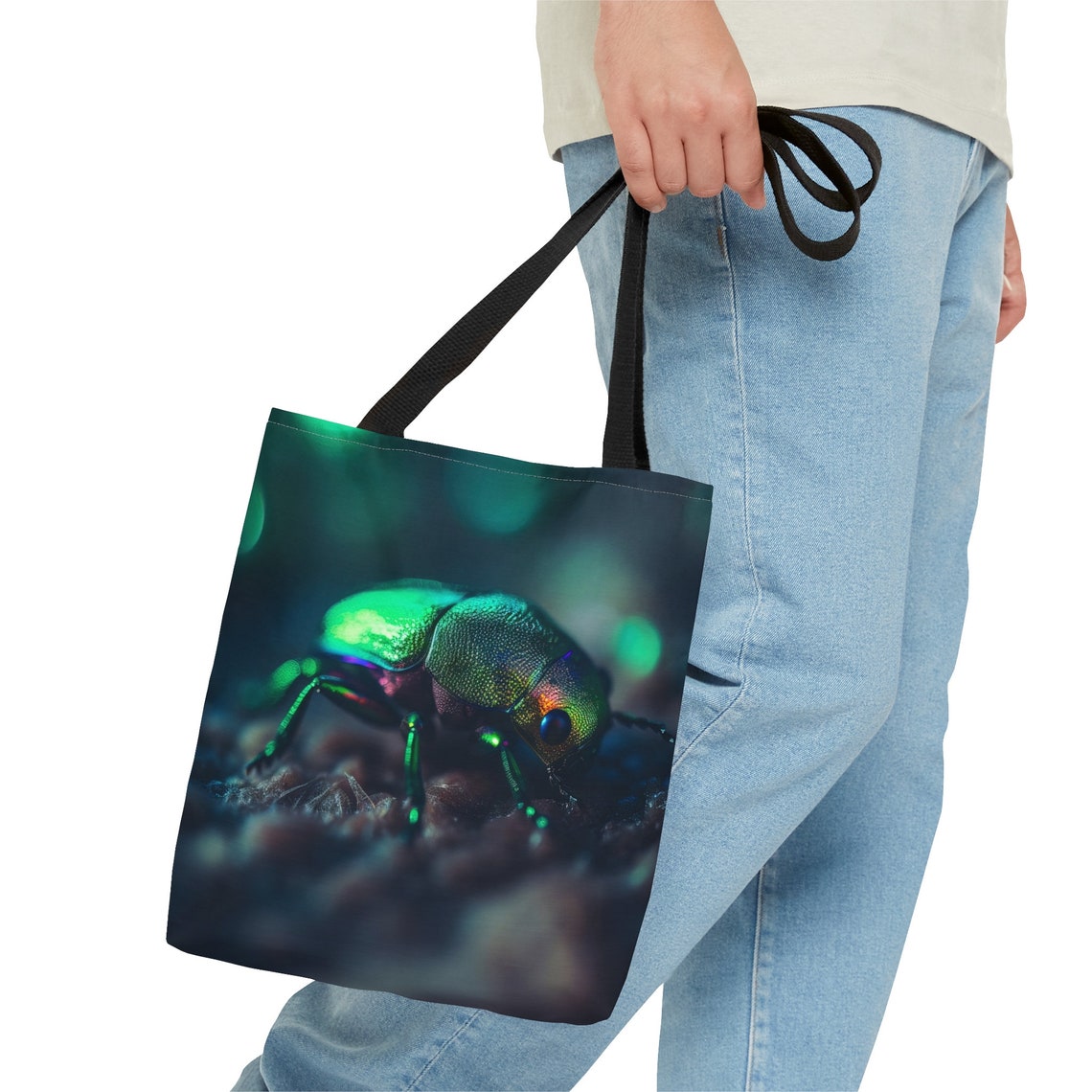 Cosmic Animal 'beetle' Tote Bag - Large Medium Small - Art Bag - Oracle ...