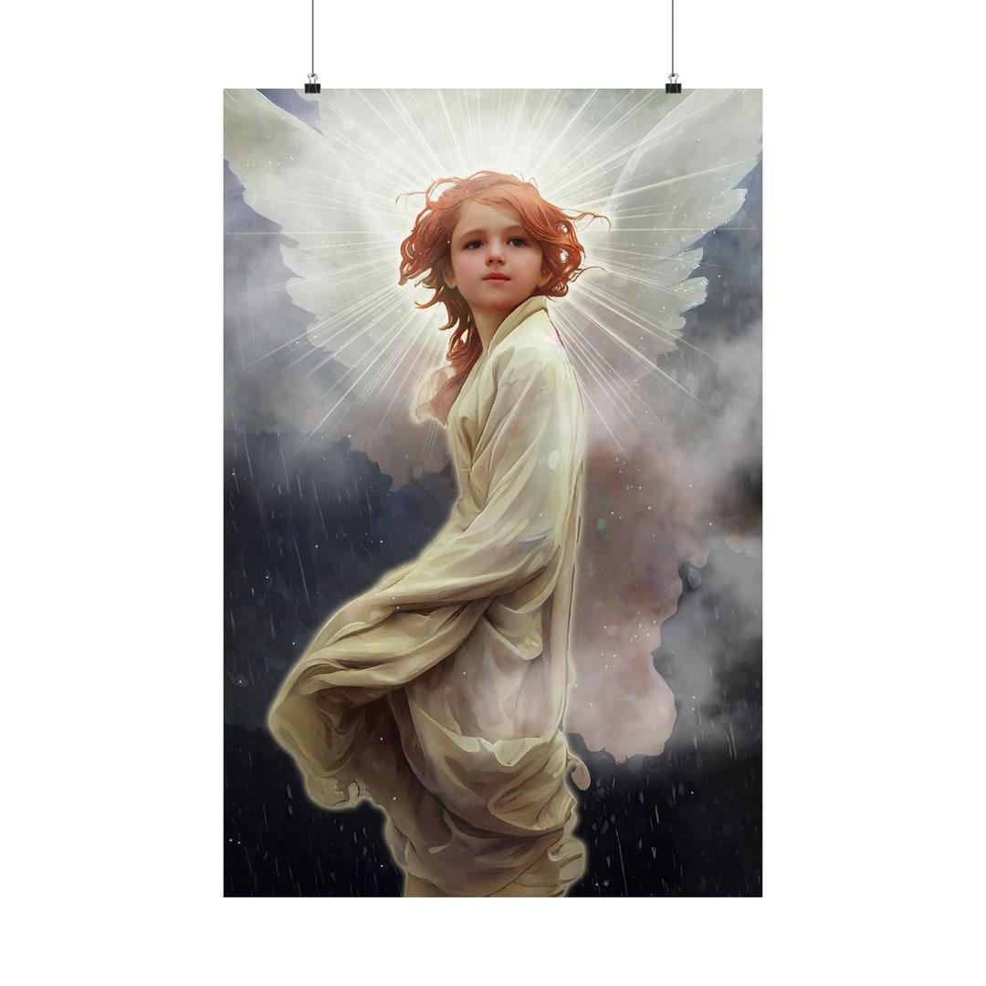 The Archangel Daniel Poster Print - Guardian Angel Art Print - Multiple ...