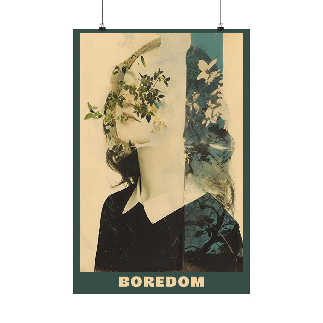 Boredom Poster Print - Includes Title - Emotions Series Art Print ...