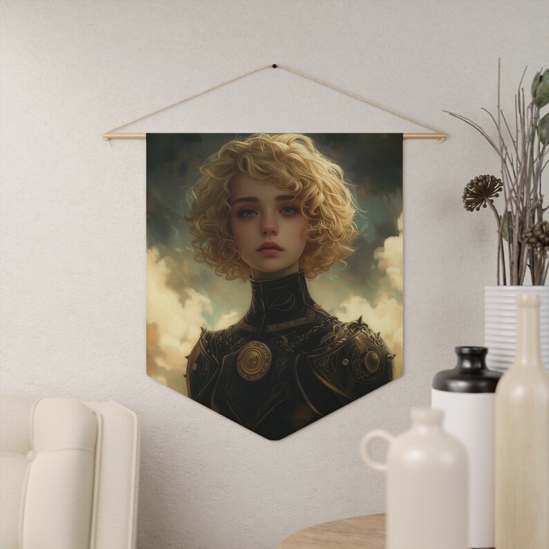 Tarot 'knight of Swords' Wall Banner / Wall Hanging Tarot Card Deck Art ...