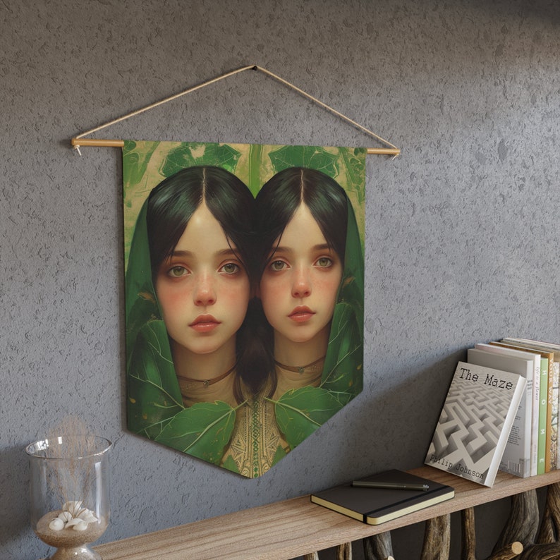 Tarot 'two of Pentacles' Wall Banner / Wall Hanging Tarot Card Deck Art ...