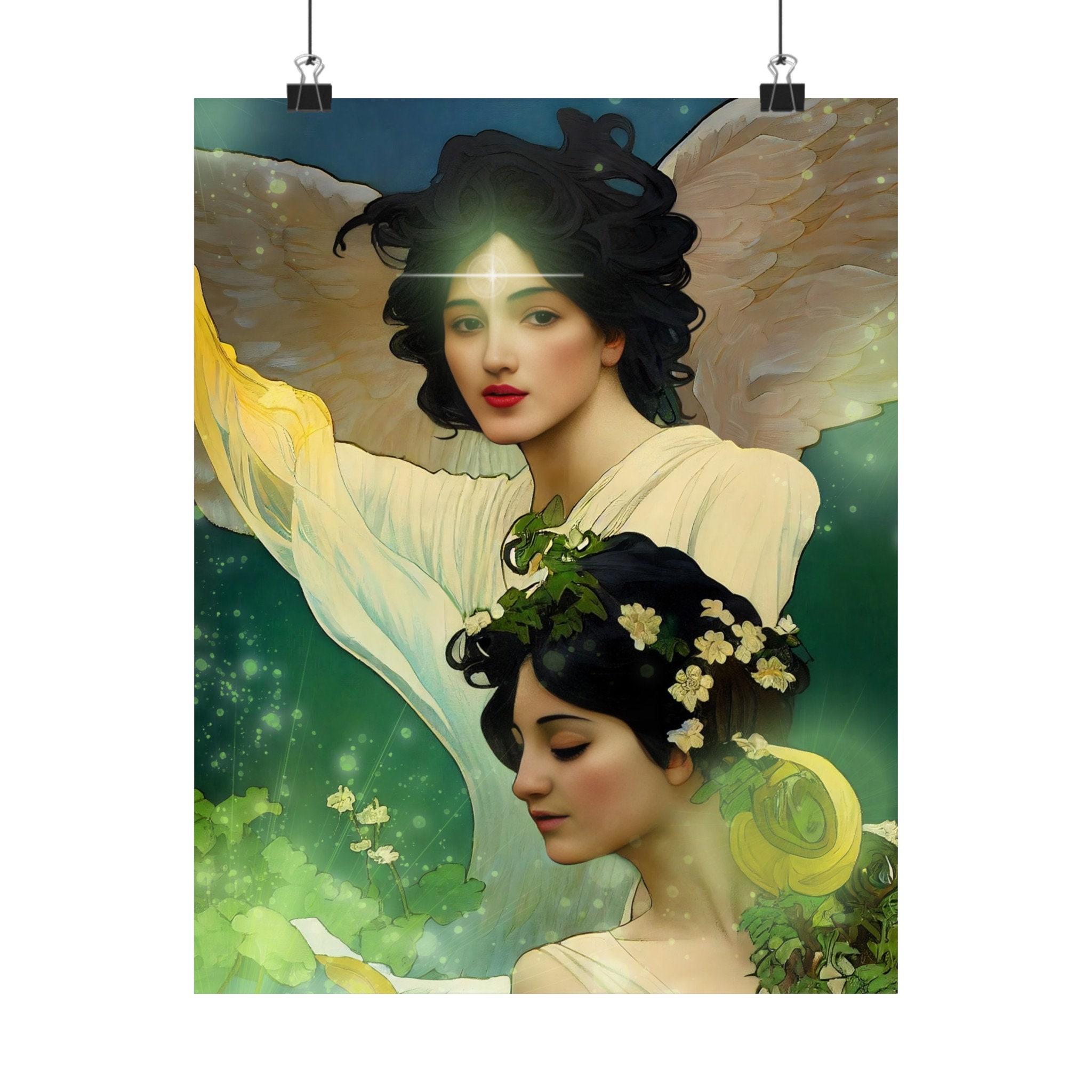 Jeliel Poster Print - Guardian Angel Art Print - Multiple Sizes ...