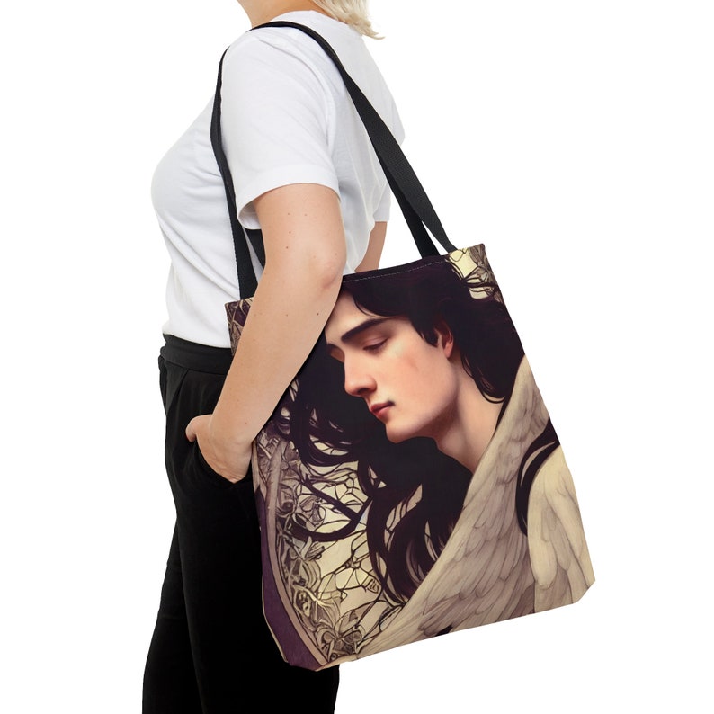 Lucifer Tote Bag - Large Medium Small - Art Bag - Fallen Angel Double ...