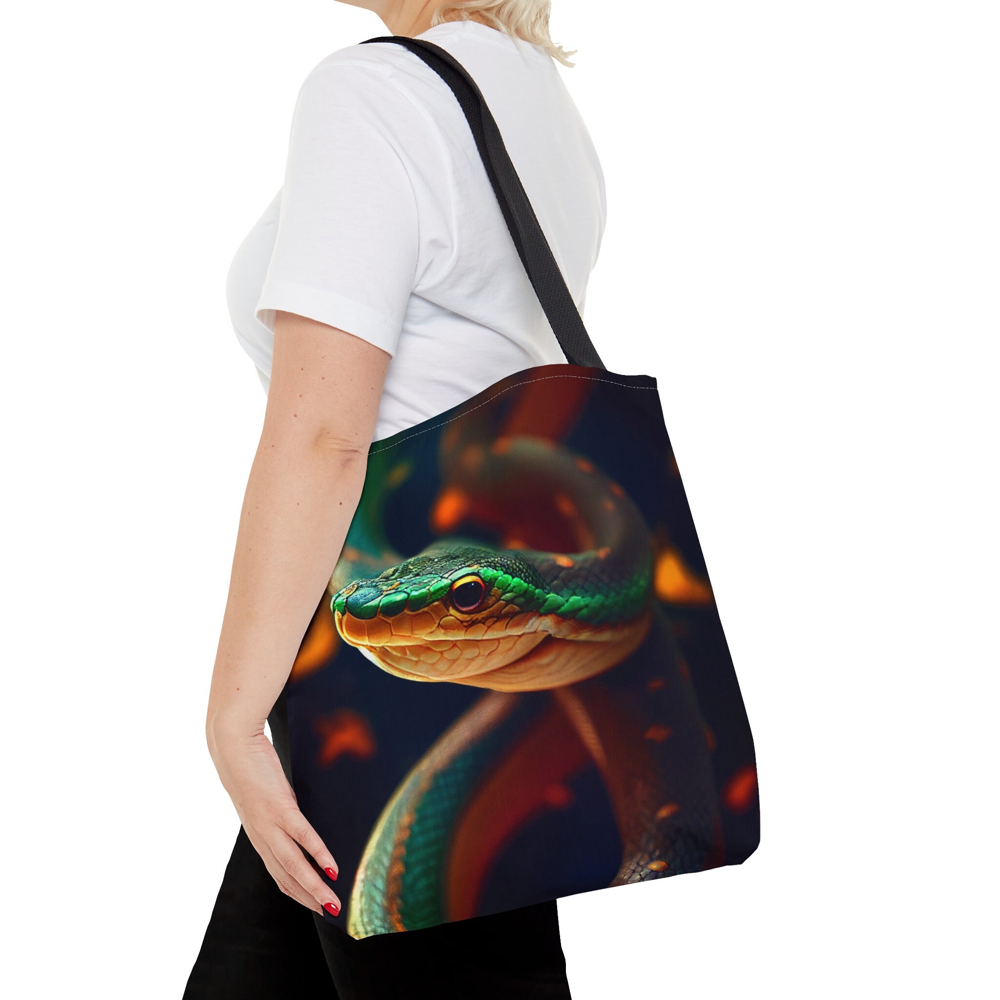 Cosmic Animal 'snake' Tote Bag - Large Medium Small - Art Bag - Oracle ...