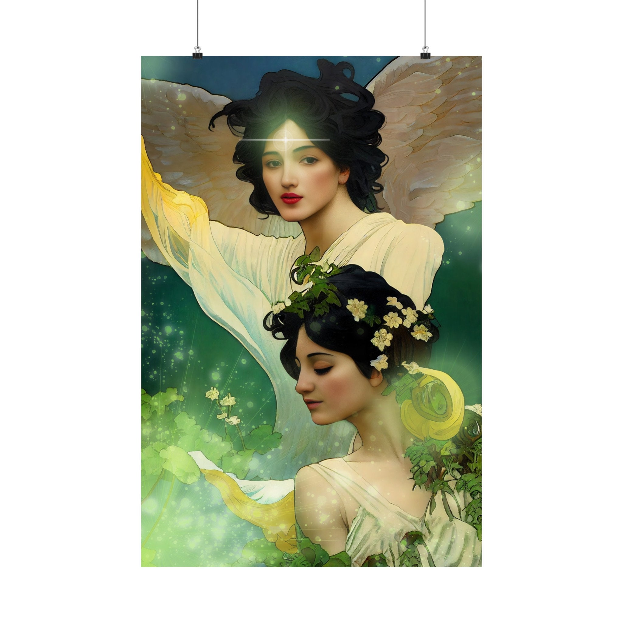 Jeliel Poster Print - Guardian Angel Art Print - Multiple Sizes ...