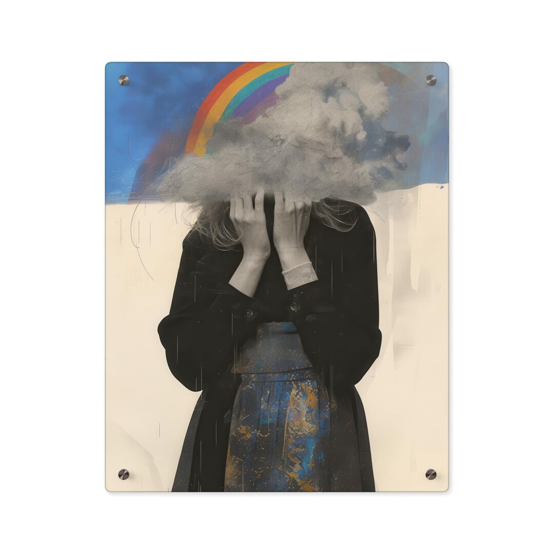 Gloom Wall Art Panel - Ready to Hang Acrylic Print - Mixed Media ...