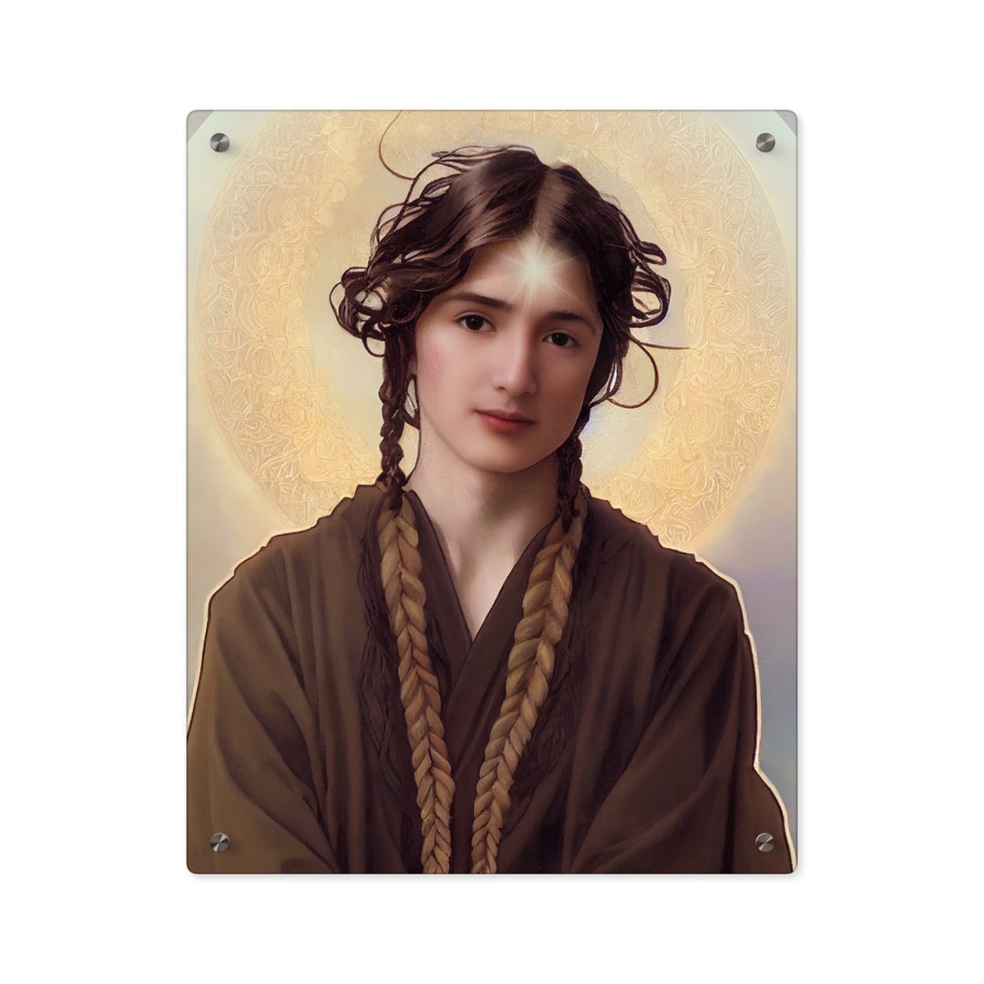 The Archangel Nathanael Acrylic Wall Art Panel - Ready to Hang Acrylic ...