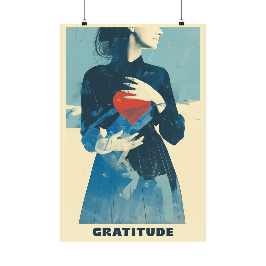 Gratitude Poster Print - Includes Title - Emotions Series Art Print ...