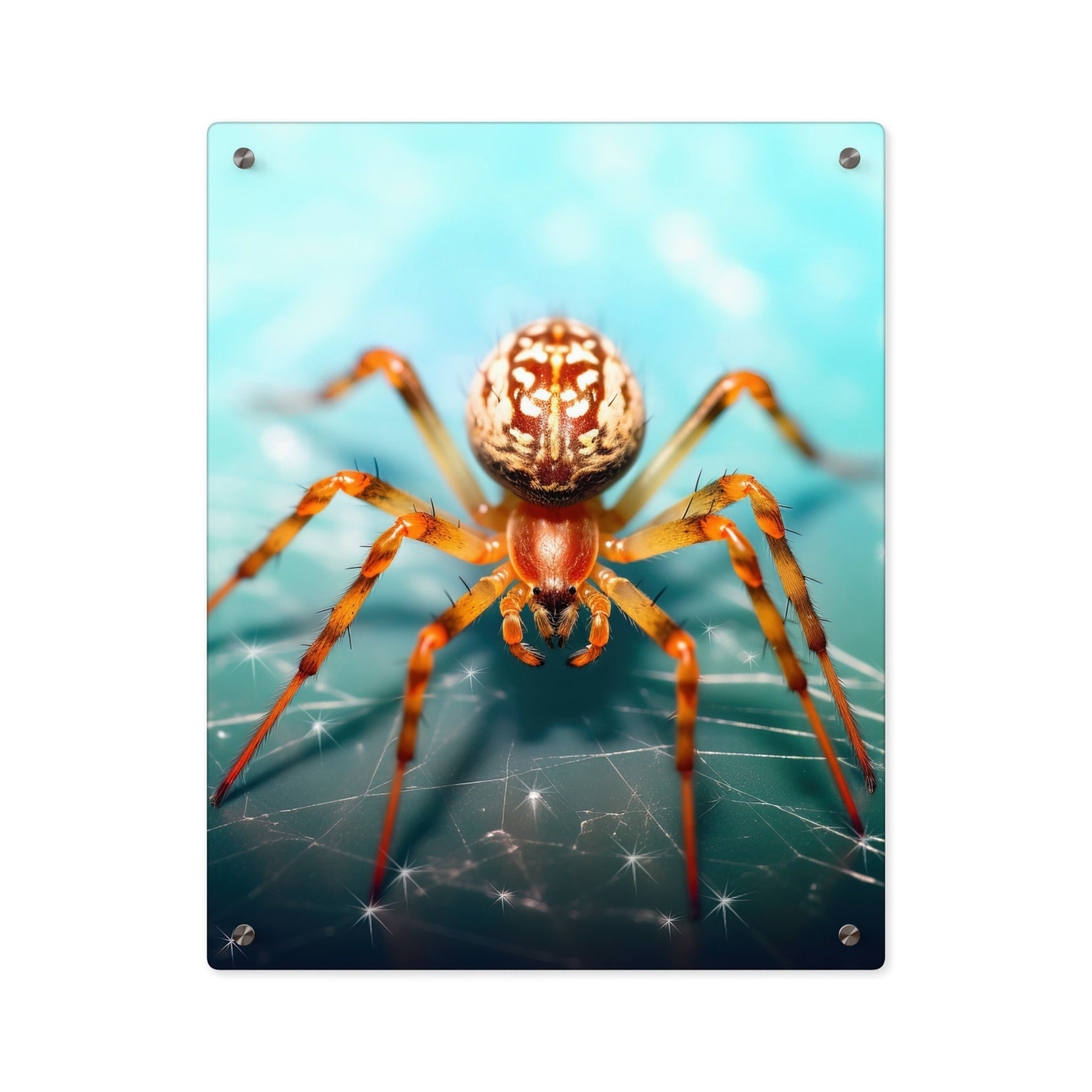 Cosmic Animal 'spider' Acrylic Wall Art Panel - Ready to Hang Acrylic ...