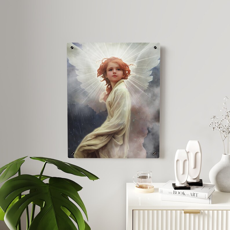 The Archangel Daniel Acrylic Wall Art Panel - Ready to Hang Acrylic ...