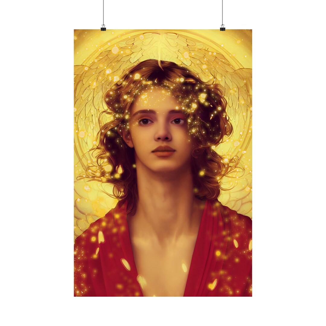 The Archangel Gabriel Poster Print - Guardian Angel Art Print ...