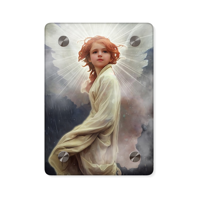The Archangel Daniel Acrylic Wall Art Panel - Ready to Hang Acrylic ...
