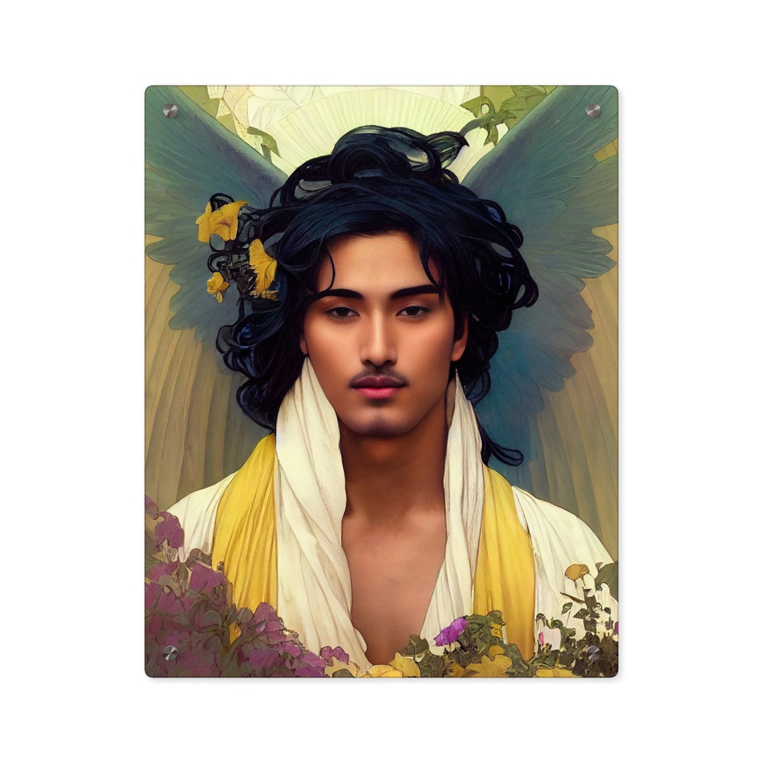 The Archangel Michael Acrylic Wall Art Panel - Ready to Hang Acrylic ...