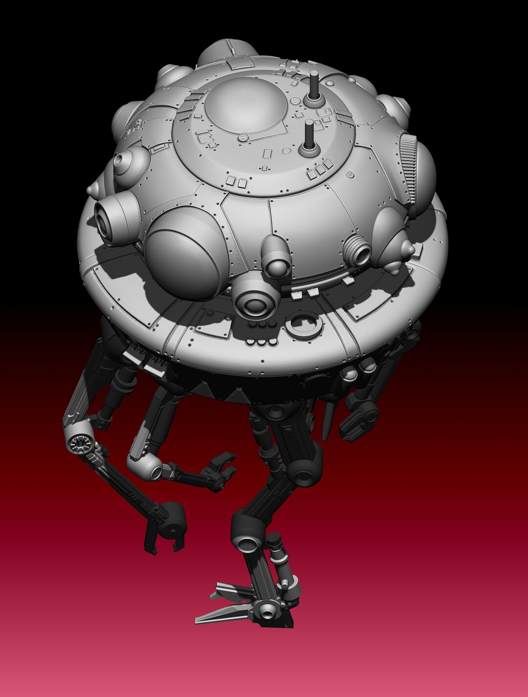 Custom Probe Droid 3D Print File Star Wars Episode 5 ESB Fan Art - Etsy