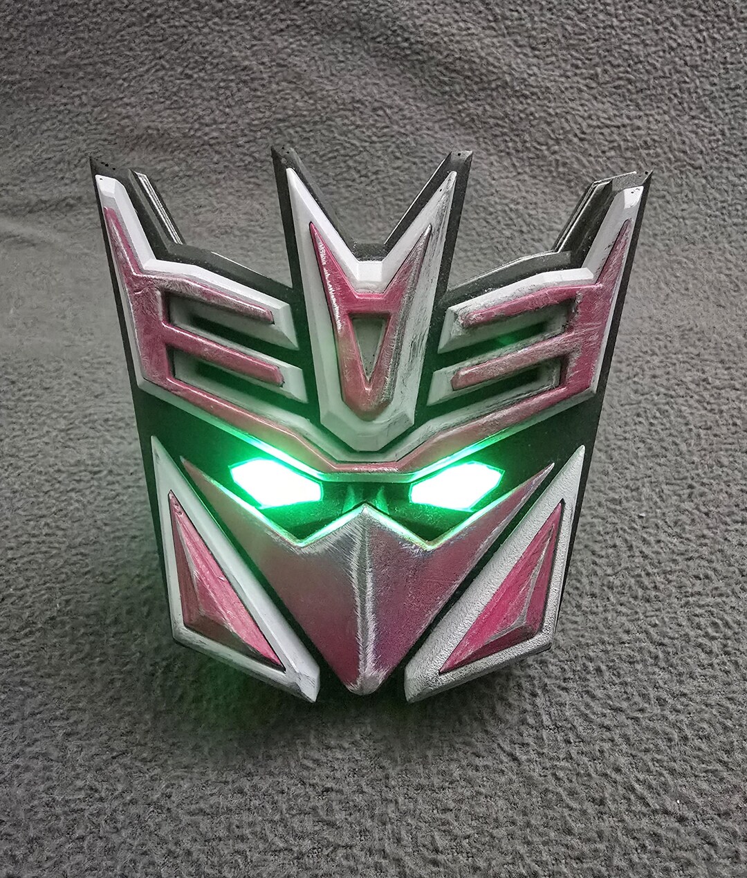 Megatronus Prime Emblem – 3D Printed Fan Art With LED Eyes ...