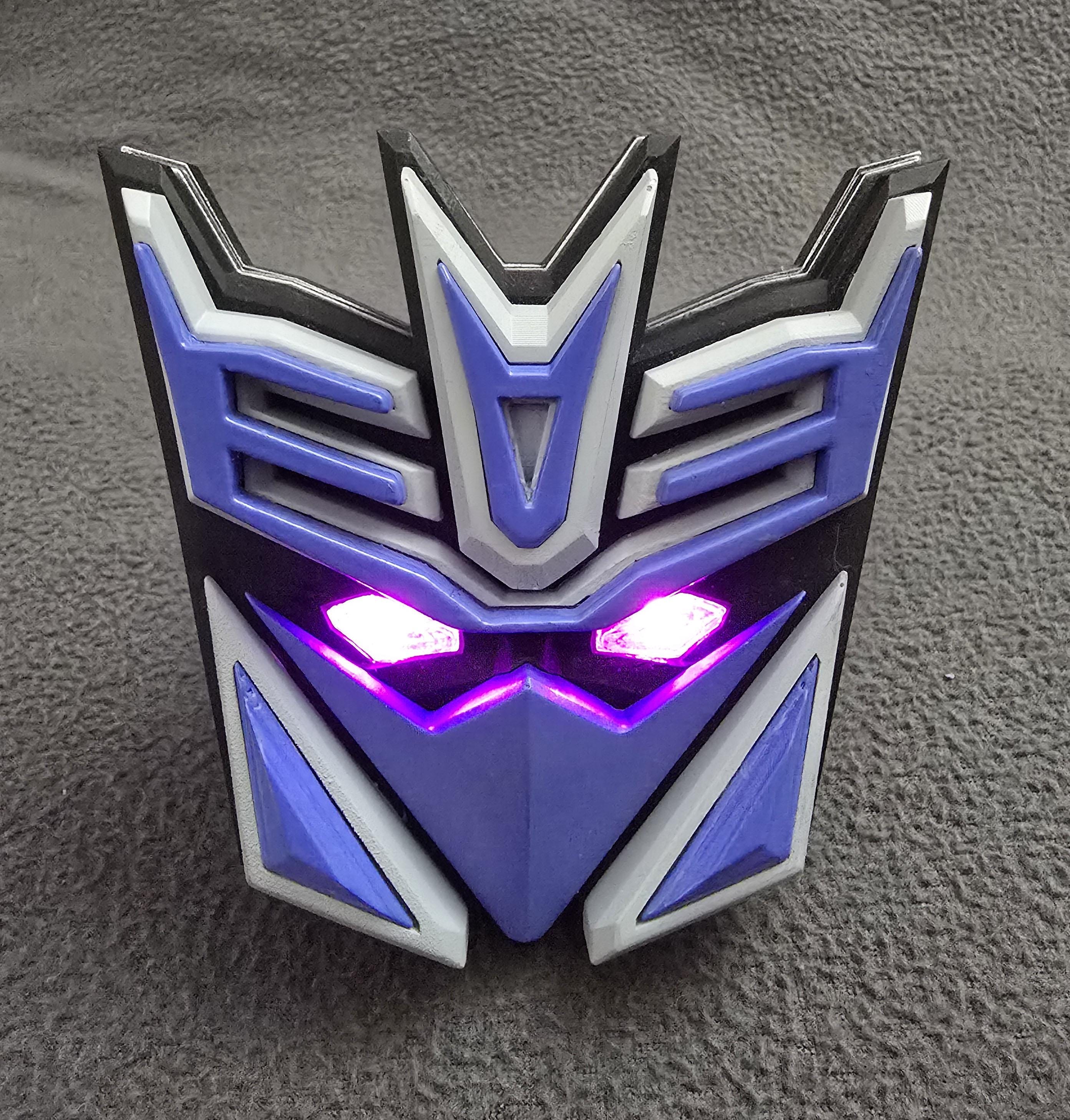 Megatronus Prime Emblem – 3D Printed Fan Art With LED Eyes ...