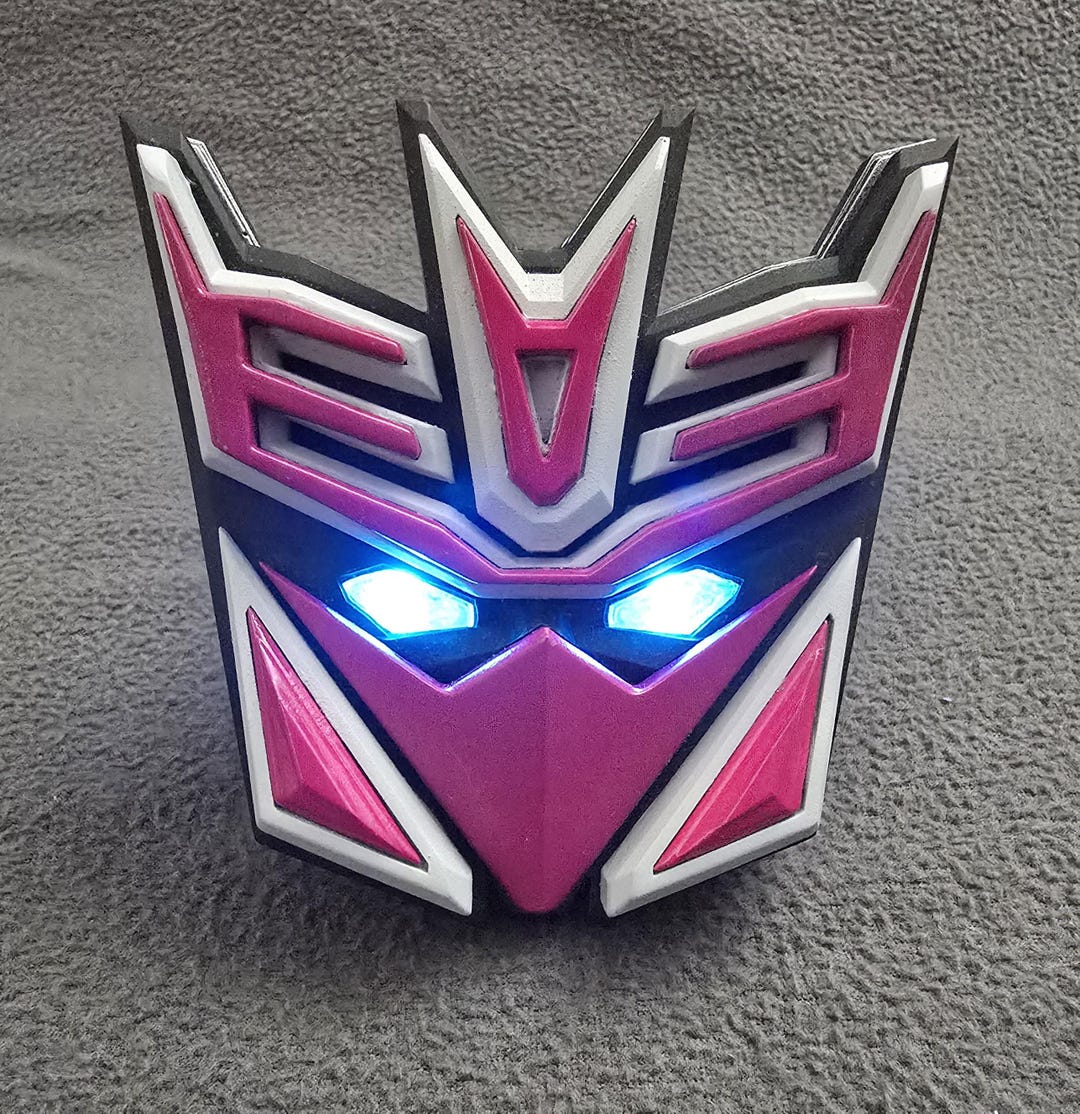 Megatronus Prime Emblem – 3D Printed Fan Art With LED Eyes ...